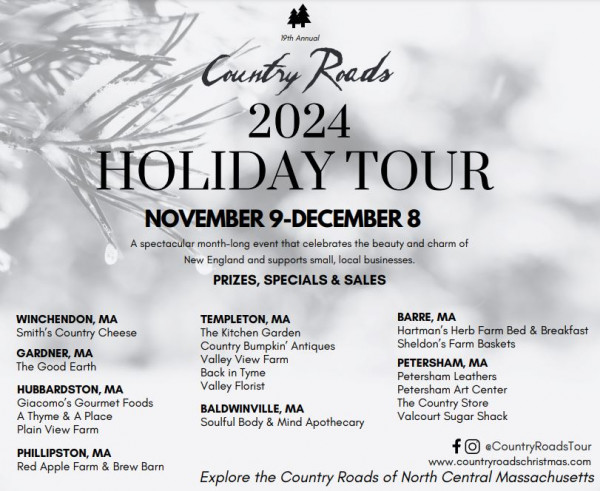Country Roads Tour Holiday Tour - Dec 8, 2024 - Visit North Central Country Roads Tour Holiday Tour - Dec 8, 2024 - Visit North Central